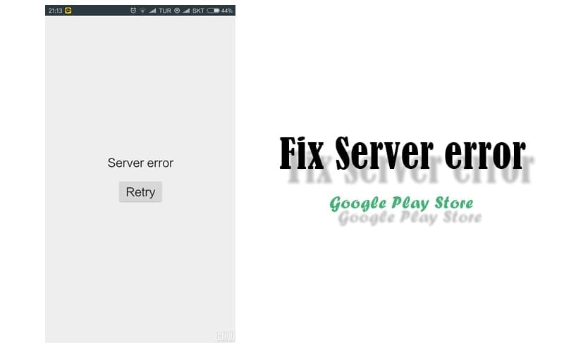 How to fix "Server error" in Play Store app