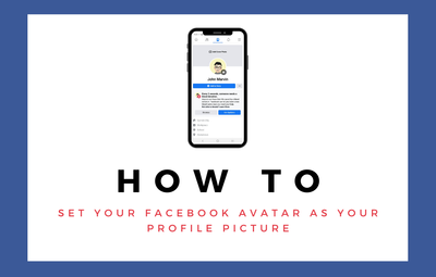 How to set avatar as Facebook profile picture
