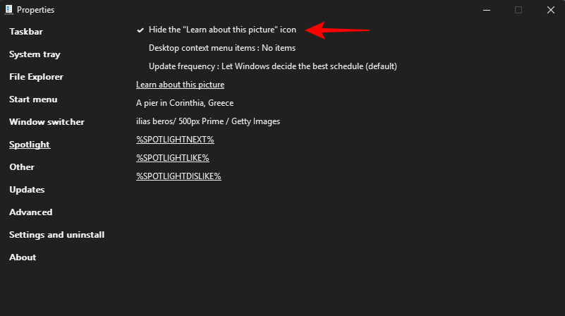 How to Remove ‘Learn More About This Picture’ Icon on Spotlight Desktop ...