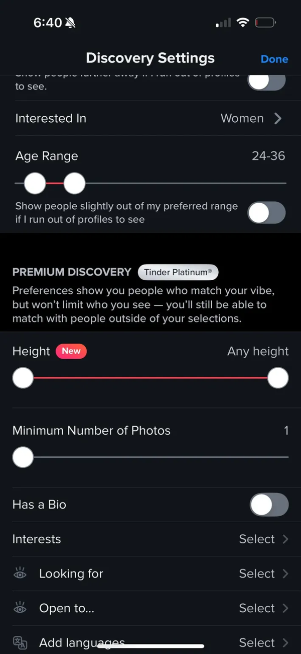 Tinder now lets you filter matches by height as new preference feature ...