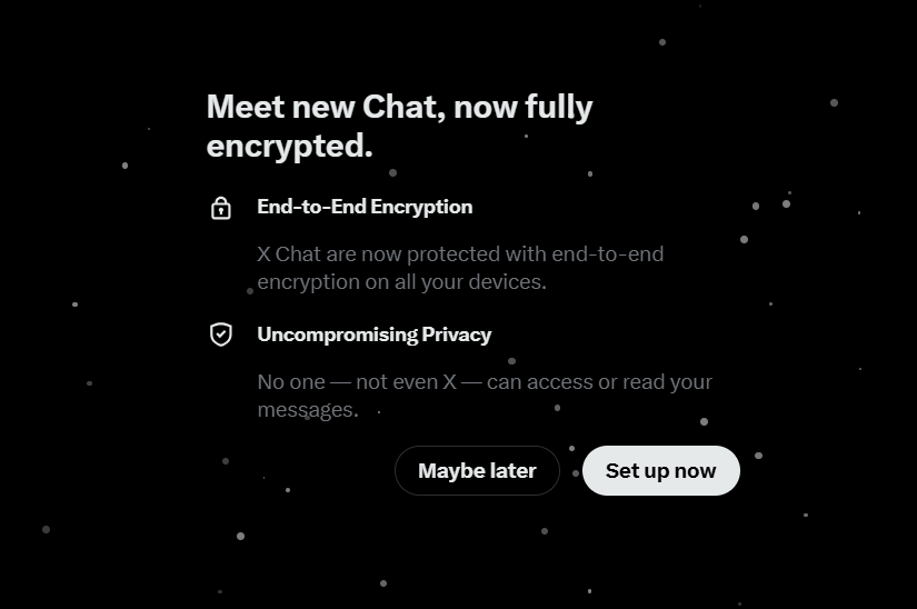 X (Twitter) Lets Everyone Opt In to XChat, Its Encrypted Messaging Hub