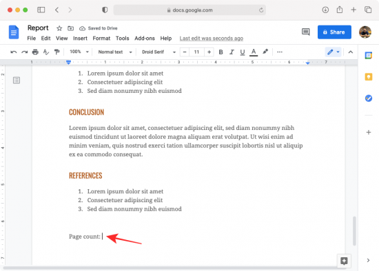 How to Add and Edit Page Numbers on Google Docs