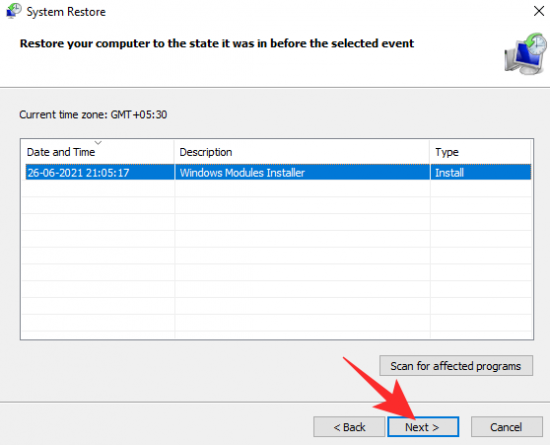 How to Restore Windows 10 to a Previous Date