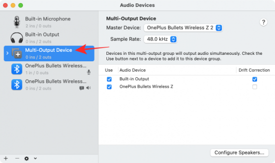 How to Set Up Multiple Audio Output on a Mac