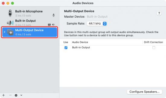 How to Set Up Multiple Audio Output on a Mac