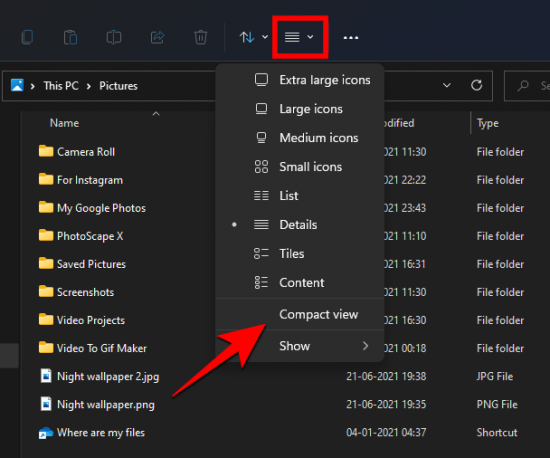 How To Increase Space Between Items on Windows 11 File Explorer