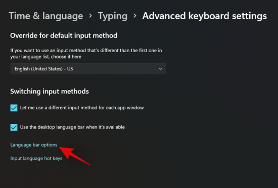 How To Remove Language Switcher From the Taskbar on Windows 11