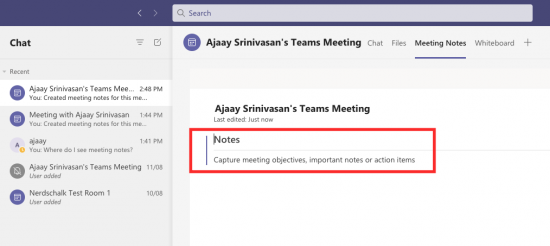 How to Take Meeting Notes on Microsoft Teams
