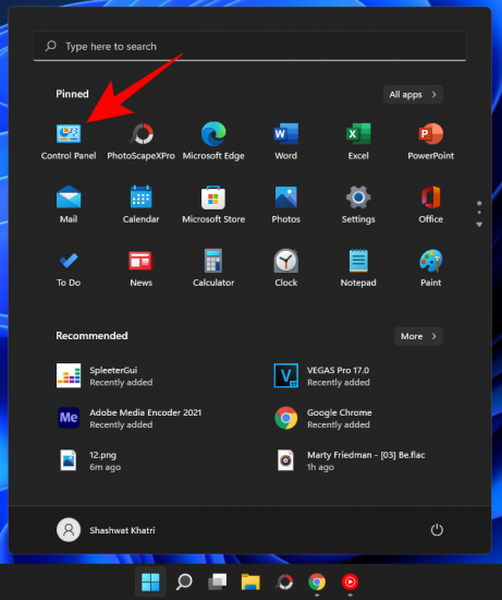 How to Open Control Panel in Windows 11