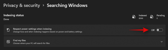 How to Disable Windows Search on Windows 11