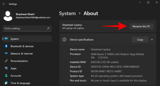 How to Find Computer Name on Windows 11