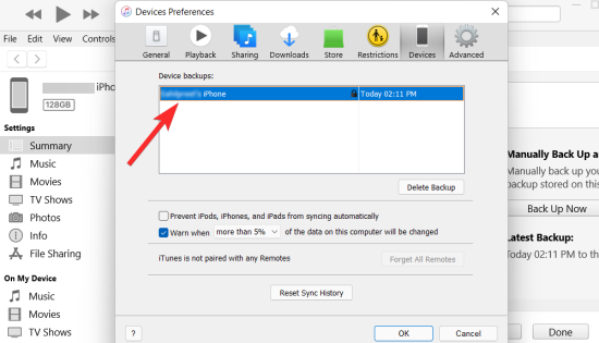 How To Delete iTunes Backup On Windows 11