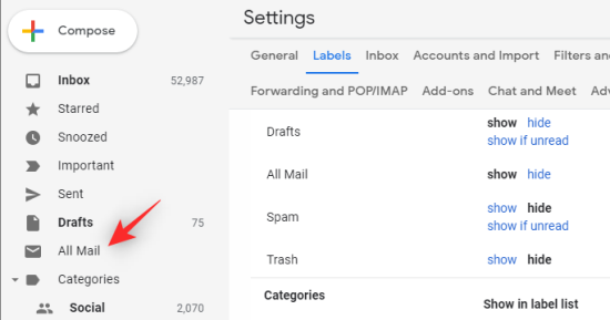 How to Remove Unread Count on Gmail