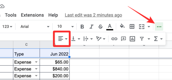How to Insert and Format a Table in Google Sheets