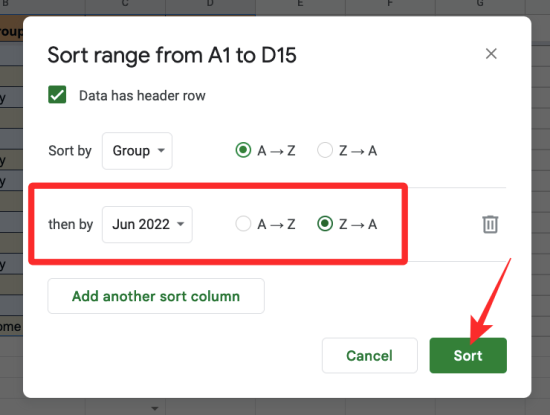 How to Insert and Format a Table in Google Sheets