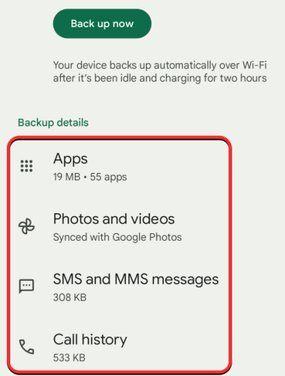 How to Back Up your Android Device to Google