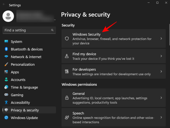 How to turn on Windows Defender in Windows 11