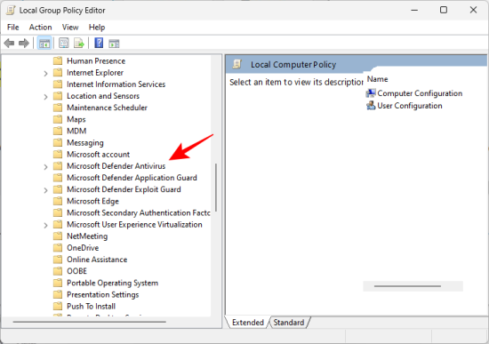 How to turn on Windows Defender in Windows 11