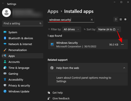 How to turn on Windows Defender in Windows 11