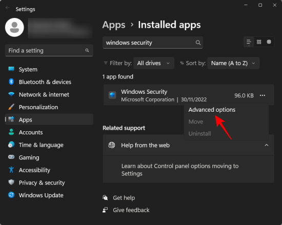 How to turn on Windows Defender in Windows 11
