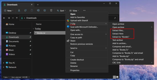 How to extract files in Windows 11 [AIO] [2024]