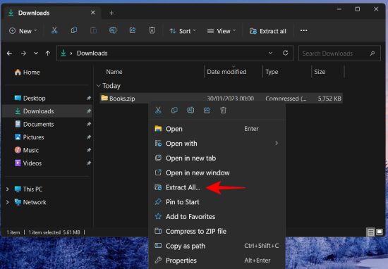 How to extract files in Windows 11 [AIO] [2024]