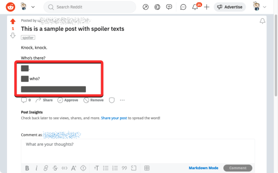 Reddit Spoiler Text: How to Do Spoiler Tag and Alerts on Reddit in ...