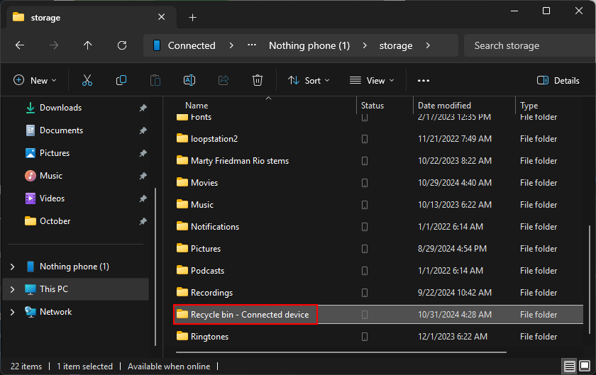 How to Access Your Android Phone's Storage in Windows File Explorer ...
