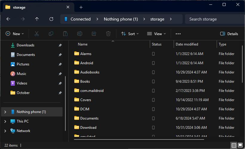 How to Access Your Android Phone's Storage in Windows File Explorer ...